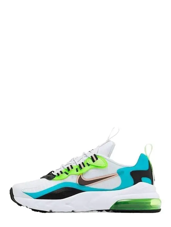 Nike Max 270 React Se Low Top Sneakers - Oracle Aqua/black/ghost Green