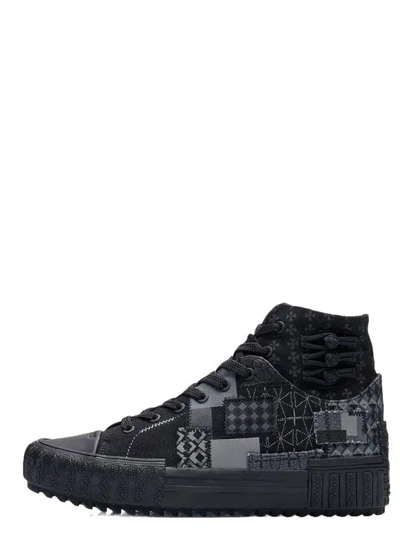 LI-NING Cf Wuxing Canvas Hi Shoes - Black/grey