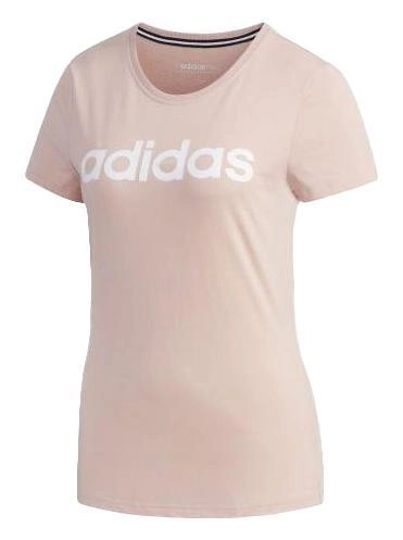 Adidas Neo Round Neck Sports Short Sleeve T-shirt - Pink