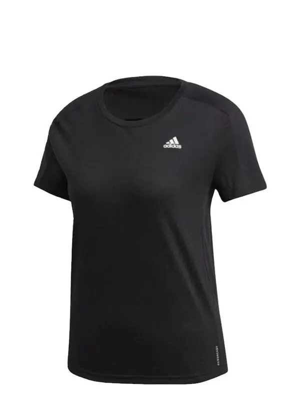 Adidas Training Sports Running Short Sleeve T-shirt - Black