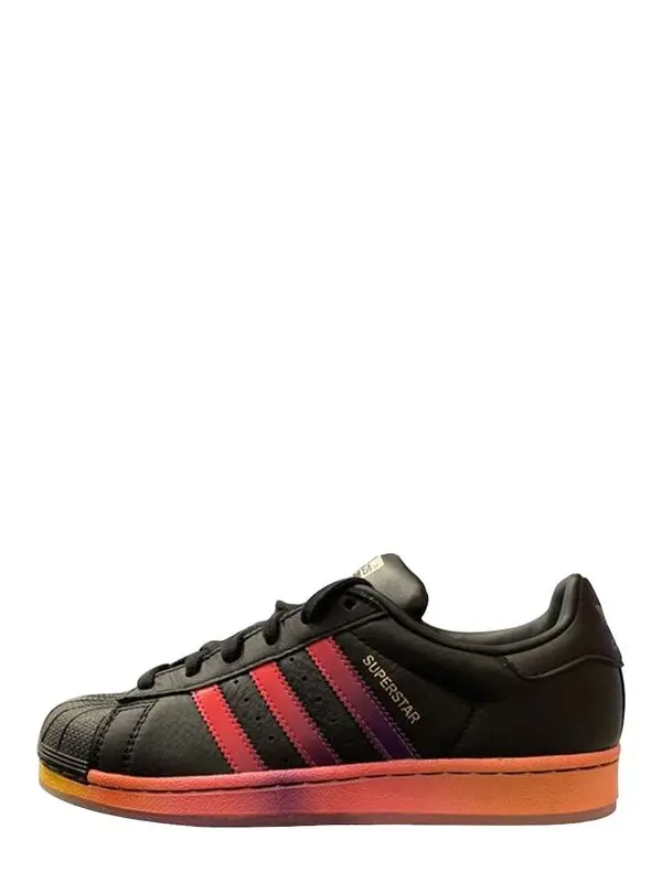 Adidas Originals Superstar Low Top Sneakers - Black/red