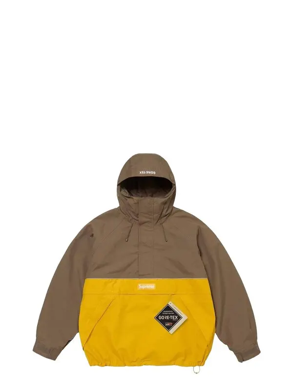 Supreme Gore-tex Anorak - Yellow/brown