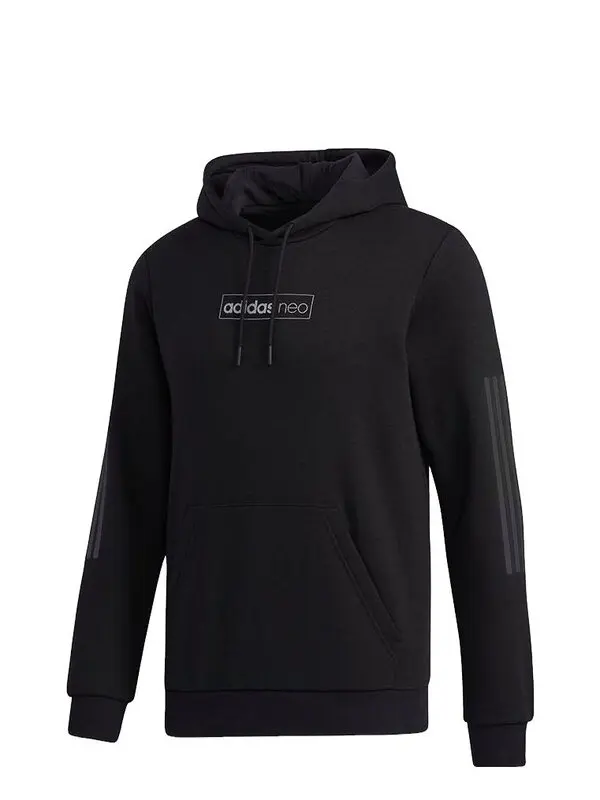 Adidas Neo Pullover Hoodie With Logo Detailing - Multi-color