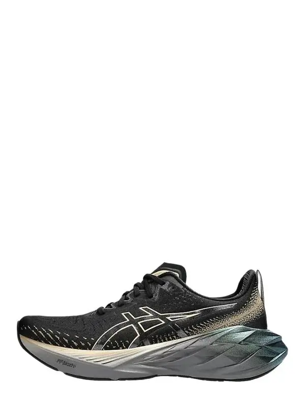 Asics Novablast 4 Platinum Running Shoes - Black/champagne