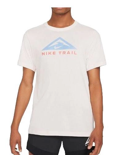 Nike Dri-fit Alphabet Pattern Printing Casual Sports Round Neck Short Sleeve Pink - Light Pink