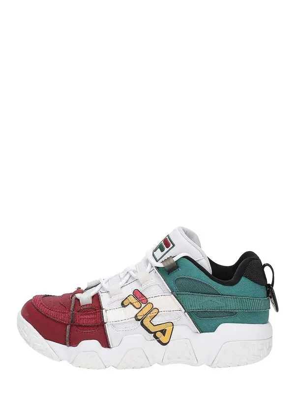 FILA FUSION Ade Barricade Sneakers - White/green/red