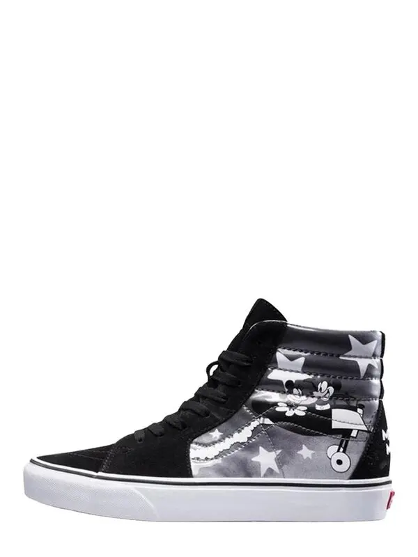 VANS Disney X Sk8-hi 'plane Crazy' High Top Sneakers - Black