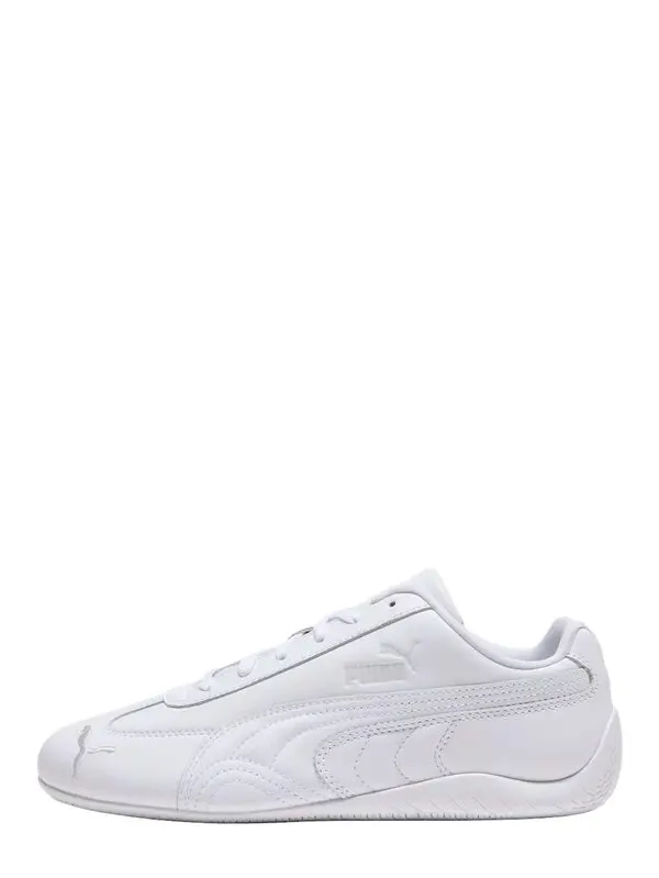 PUMA Speedcat Full Leather Sneakers - White/feather Gray