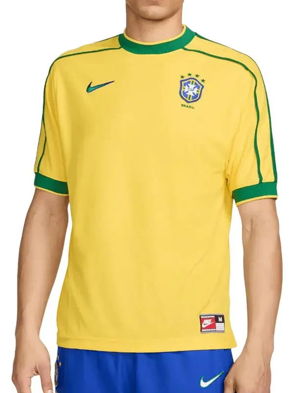 Nike Brazil 1998 World Cup Remake Jersey - Yellow/green