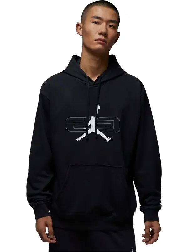 JORDAN Air Sport Crossover Fleece Pullover Hoodie - Black