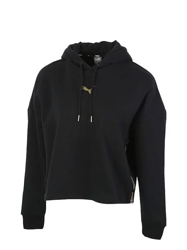 PUMA Metallic Nights Hoodie - Black/gold
