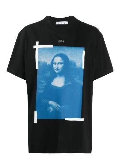 Off-White Ss21 Mona Lisa Printing - Black