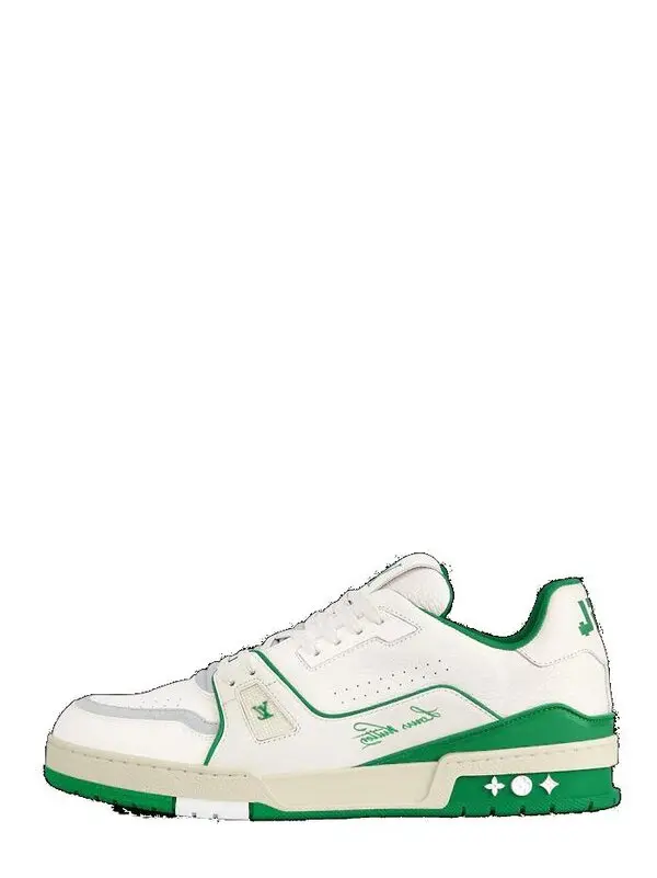 LOUIS VUITTON Trainer Sneakers - White/green