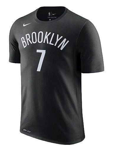 Nike Dri-fit Brooklyn Nets Kd 7 T-shirt - Black