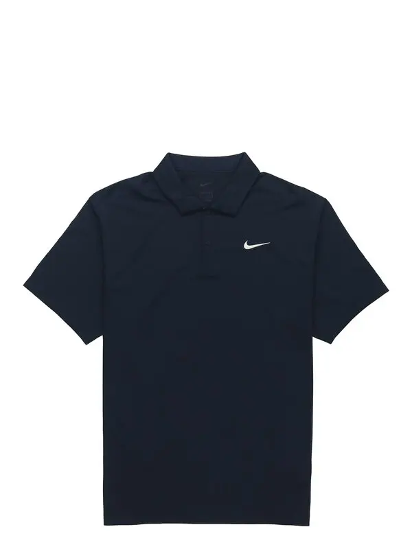 Nike Court Dri-fit Tennis Lapel Short Sleeve Polo Navy Blue - Multi-color