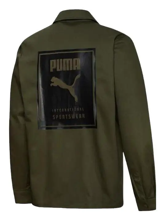 PUMA Sport Multi-pockets Jacket - Green/black