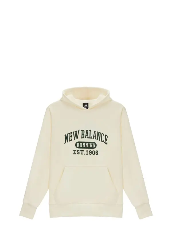 NEW BALANCE Classic Lifestyle Hoodie - White/black