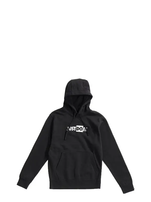Nike Logo Fleece Pullover - Black