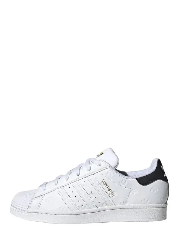 Adidas Originals Superstar Allover Debossed Trefoils - White/black