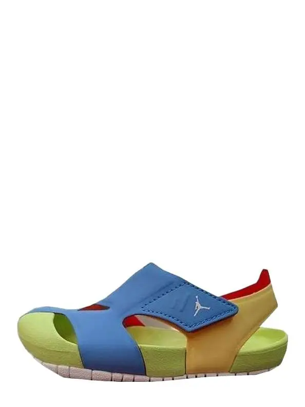 JORDAN Flare Sandals - Blue/green/yellow
