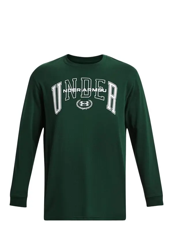 Under Armour Crest Heavyweight Long Sleeve T-shirt - Green