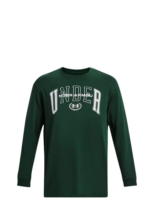 Under Armour Crest Heavyweight Long Sleeve T-shirt - Green