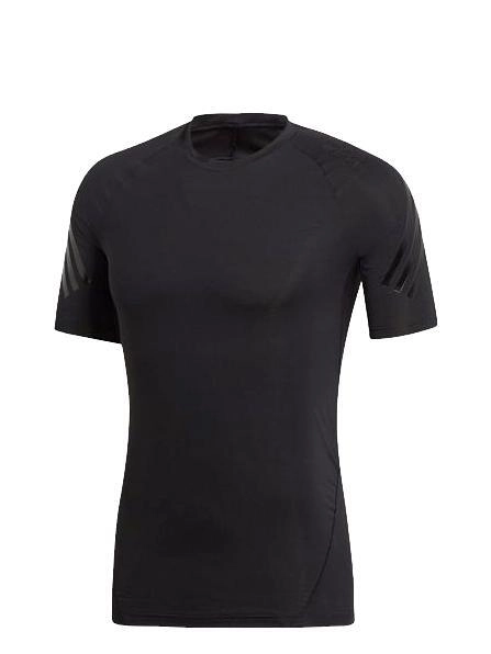 Adidas Training Short Sleeve With Stripe Detailing - Black