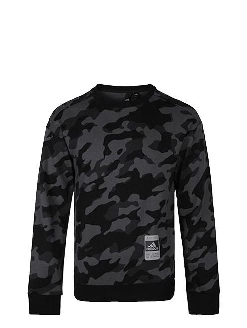 Adidas Long Sleeve Crewneck Sweatshirt - Black/grey