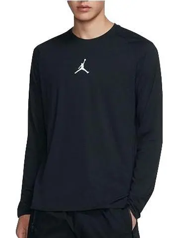 JORDAN Air 25 Alpha Dri-fit Long Sleeve T-shirt - Black