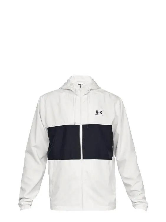 Under Armour Sportstyle Wind Jacket - White/black