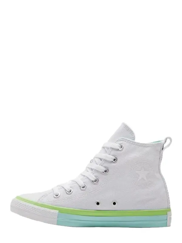 CONVERSE Chuck Taylor All Star High Top Sneakers - White/green