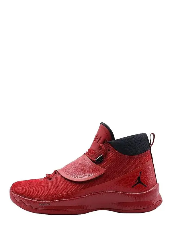 JORDAN Super.fly 5 Po X High Top Athletic Sneakers - Red/black