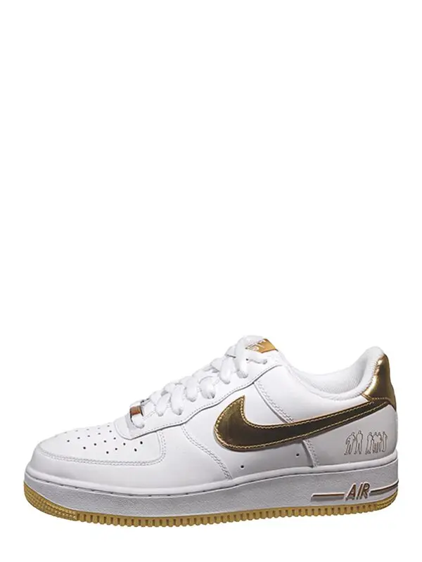 Nike Force 1 '07 "players" Sneakers - White/gold