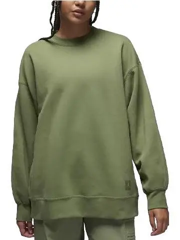 JORDAN Air Flight Fleece Crewneck Sweatshirt - Green