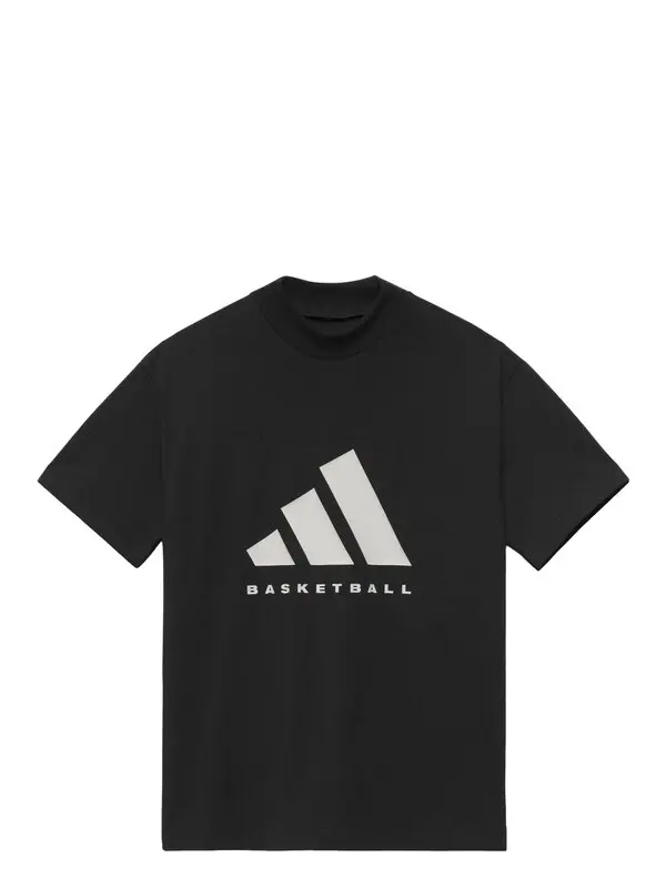 Adidas Basketball Tee 'black - Black/talc