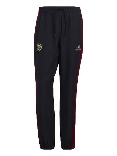 Adidas Cny Don Pant Printing Loose Basketball Sports Pants - Black