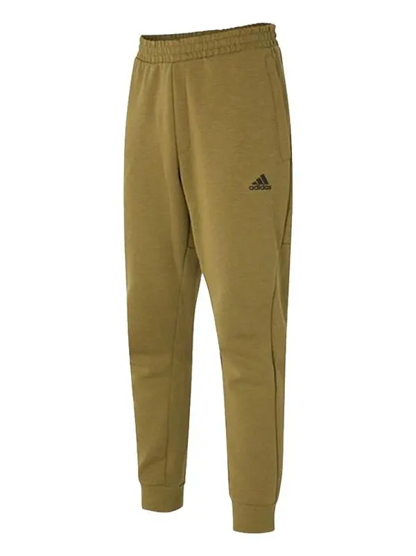 Adidas Fi Dk Reg Pnt Logo Sports Running Knit Bundle Feet Long Pants/trousers Olive - Default Color