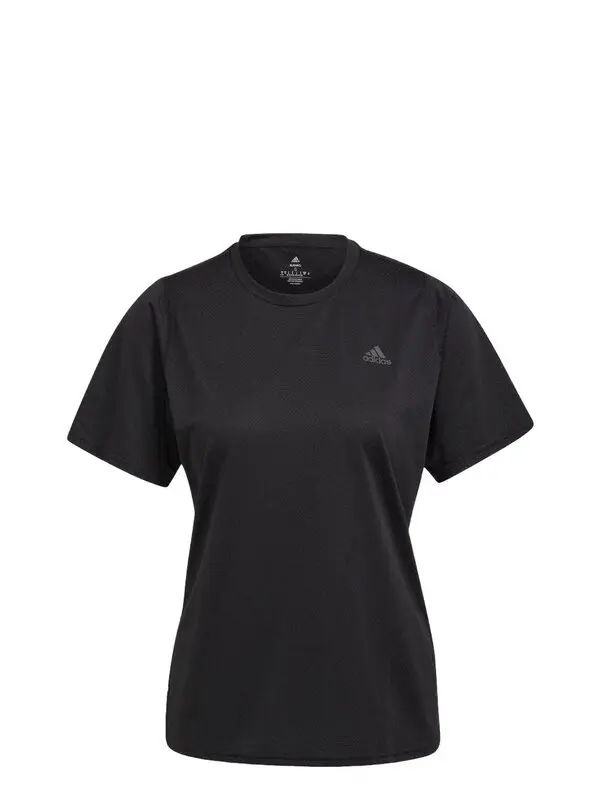 Adidas Run Icon 3 Bar T-shirt - Black