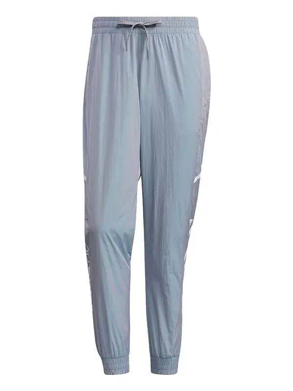 Adidas Neo Hype Tp Q2 Casual Sports Side Stripe Running Long Pants - Light Grey