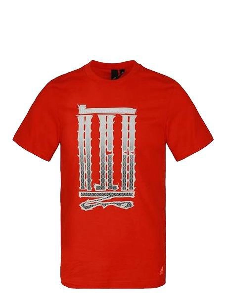 Adidas Cozy Breathable Round Neck Short Sleeve - Red
