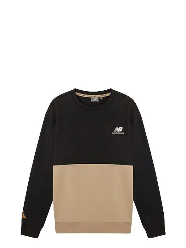 NEW BALANCE X Jhi Athletics Crew Neck Pullover - Black/beige/white