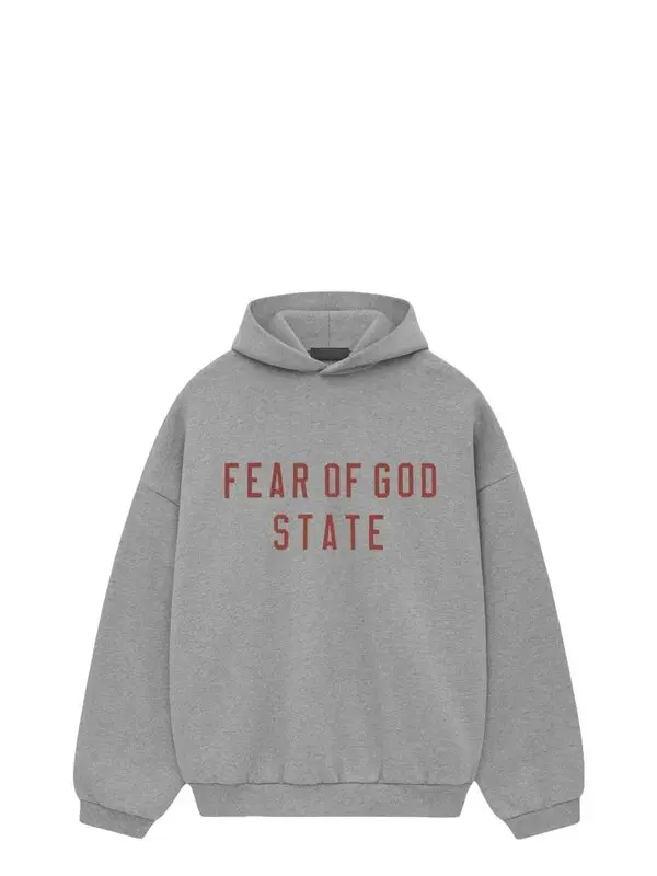 Fear Of God Ss25 Fleece Hoodie - Grey