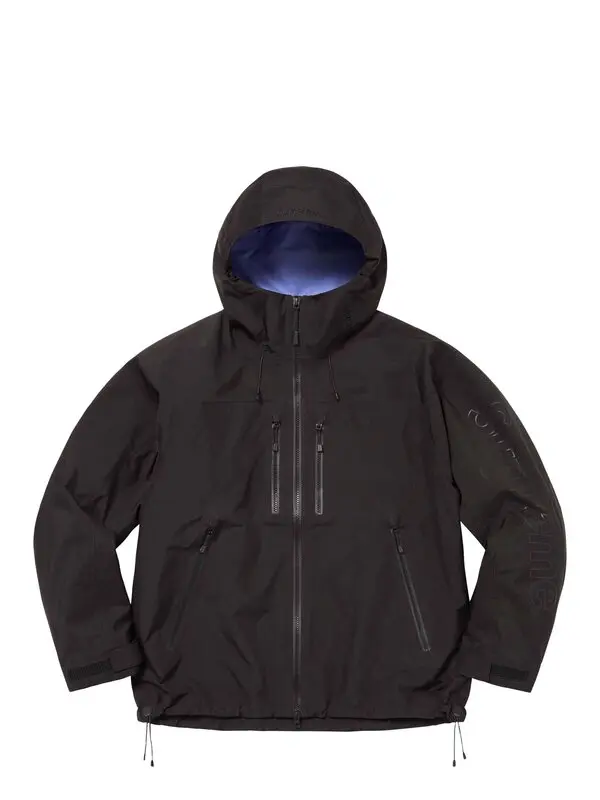 Supreme Gore-tex Taped Seam Shell Jacket - Black
