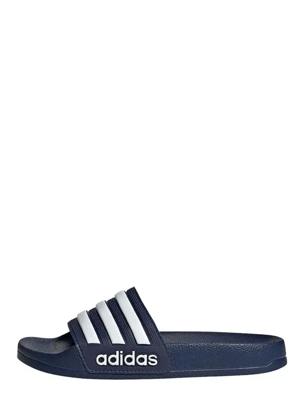 Adidas Adilette Slides - Navy/white