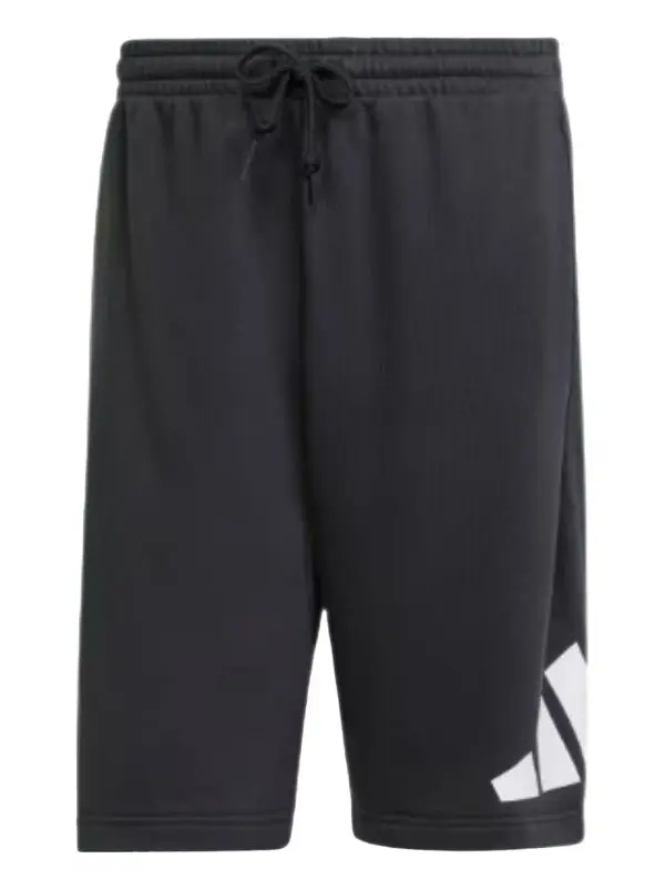 Adidas Essentials Large Logo French Terry Shorts - Black