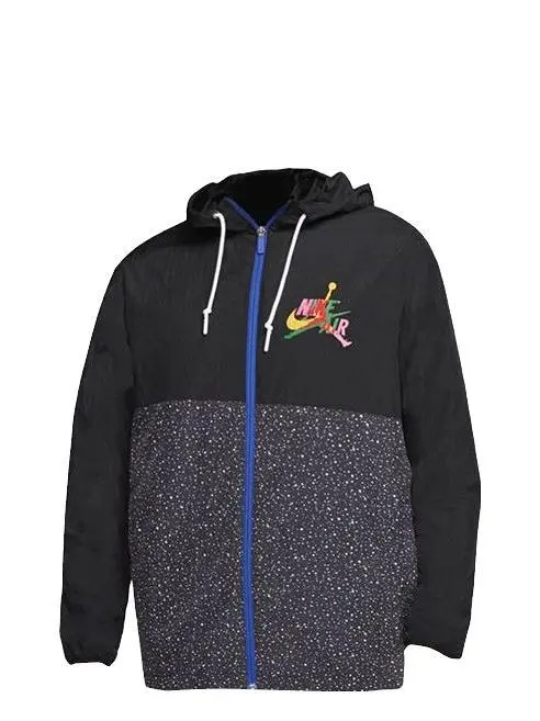 JORDAN Brand Air Casual Windproof Woven Jacket - Grayblack