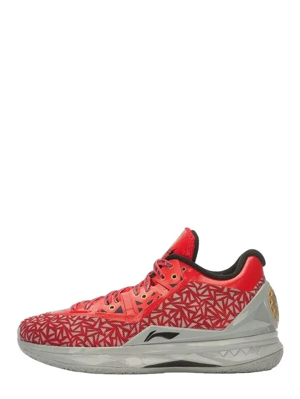 LI-NING Way Of Wade 4 'lucky 13' Athletic Sneakers - Red/black/cold Grey