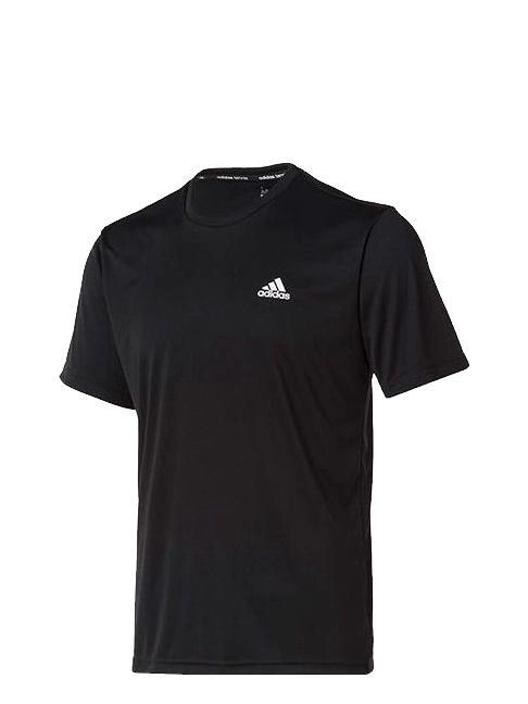 Adidas Approach Tee Tennis Round-collar Short-sleeved Male - Black