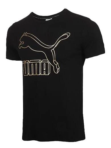 PUMA Classics Logo Tee Living Series Short Sleeve - Black