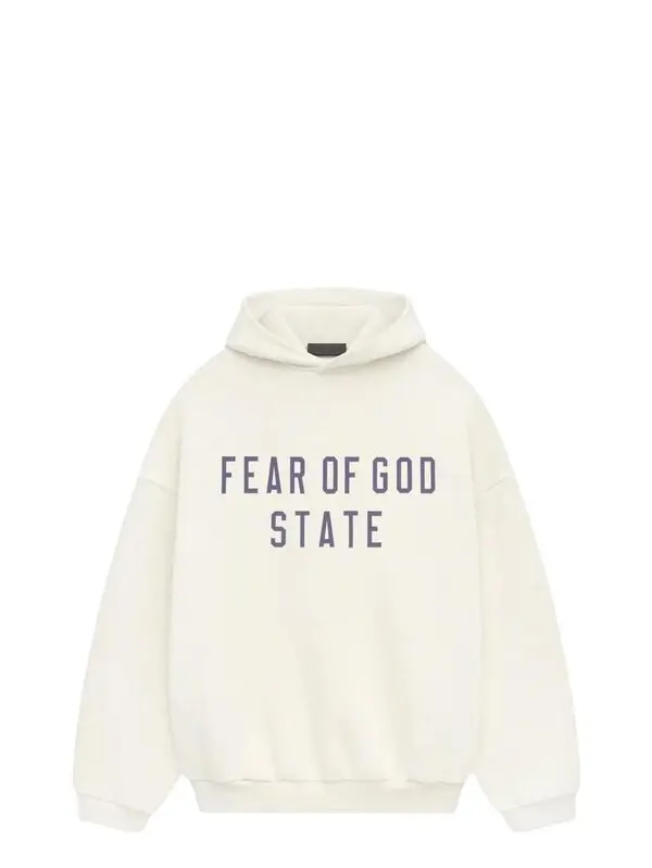 Fear Of God Ss25 Fleece Hoodie - Egg Shell